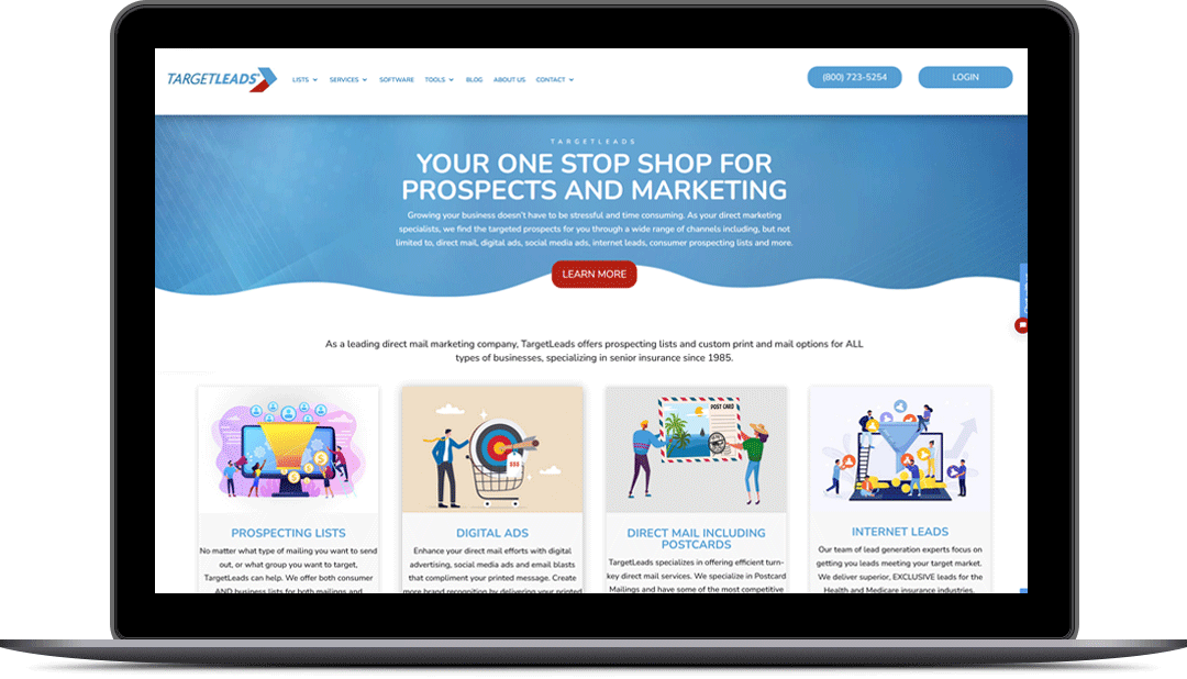 Web Design TargetLeads | Key Element Media